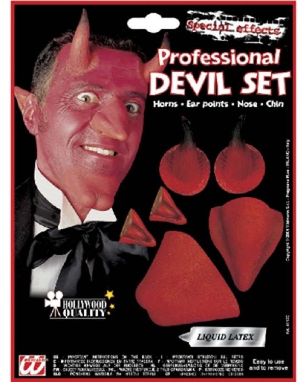 Nez, cornes, menton, oreilles diable - CASH FÊTES LATTES