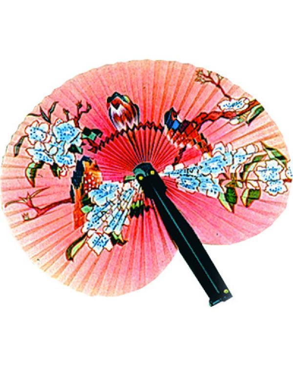 Eventail chinois en plastique et papier (E1-4) - CASH FÊTES LATTES
