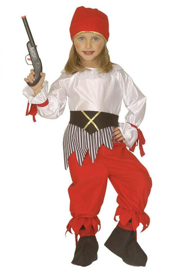 Déguisement enfant Pirate fille 3/4 ans - CASH FÊTES LATTES