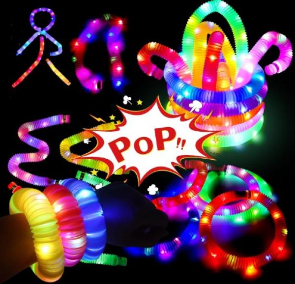 Bâton Pop Fidget Led lumineux 64cm - CASH FÊTES LATTES