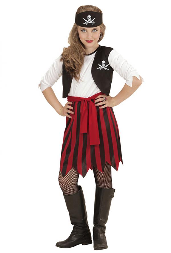Déguisement enfant Pirate fille 8/10 ans - CASH FÊTES LATTES