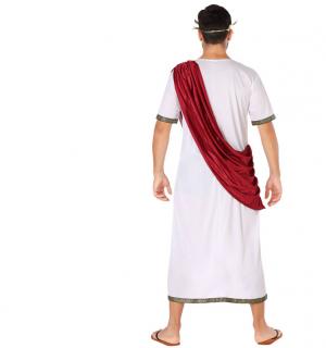 Déguisement adulte Sénateur romain rouge et blanc taille M/L chez CASH ...